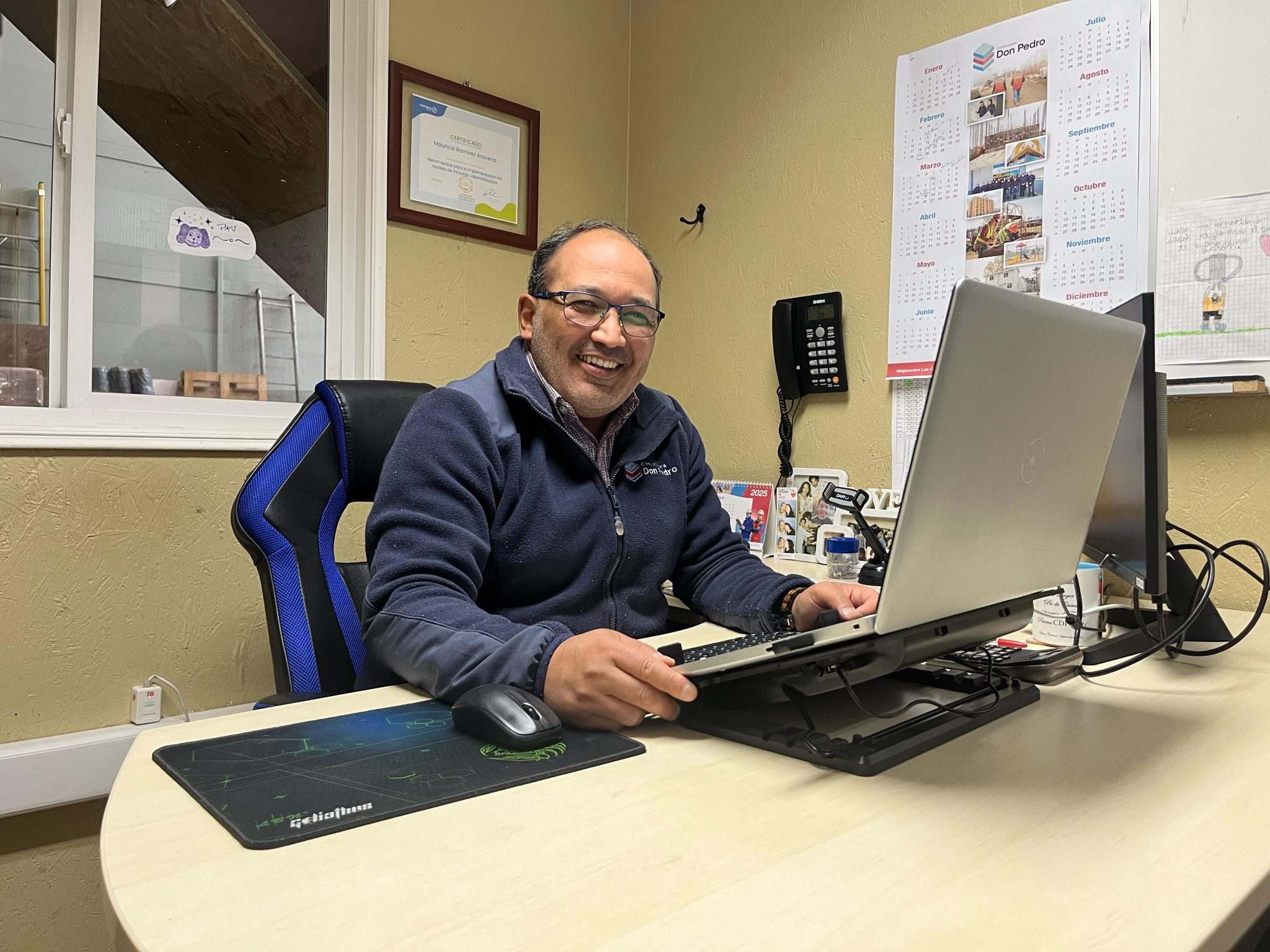 Mauricio Ramirez, jefe de personal: “con esfuerzo se puede lograr lo que uno quiere ...